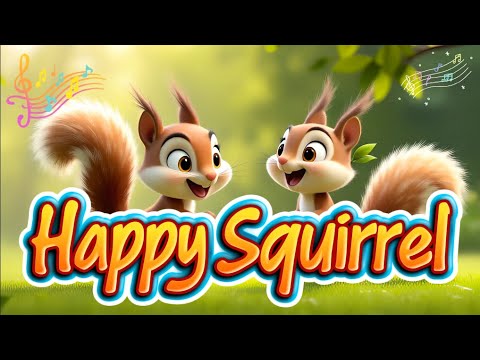 Happy Squirrel Song 🎵 | Kids English songs | Kids Songs | Toddler ...