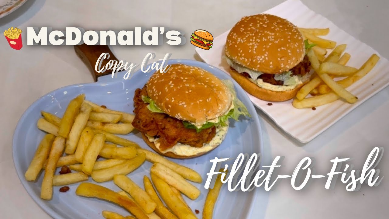 McDonald’s Fillet-O-Fish Burger | burger sauce| crispy patty hacks ...