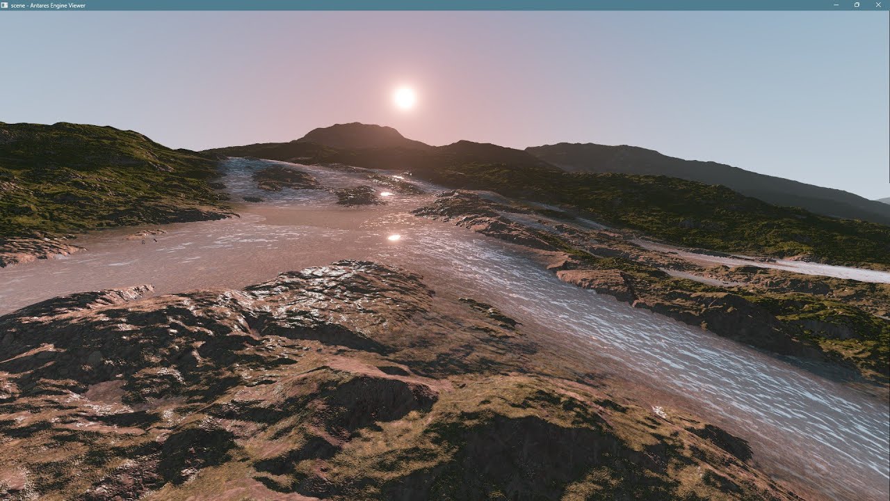 Procedural terrain - Improved water rendering - YouTube