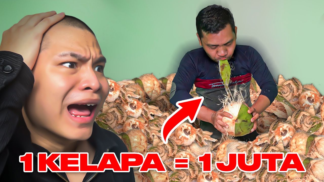CHALLENGE TUKANG SIOMAY RANDOM! KUPAS KELAPA PAKE GIGI! *SKILL DEWA ...