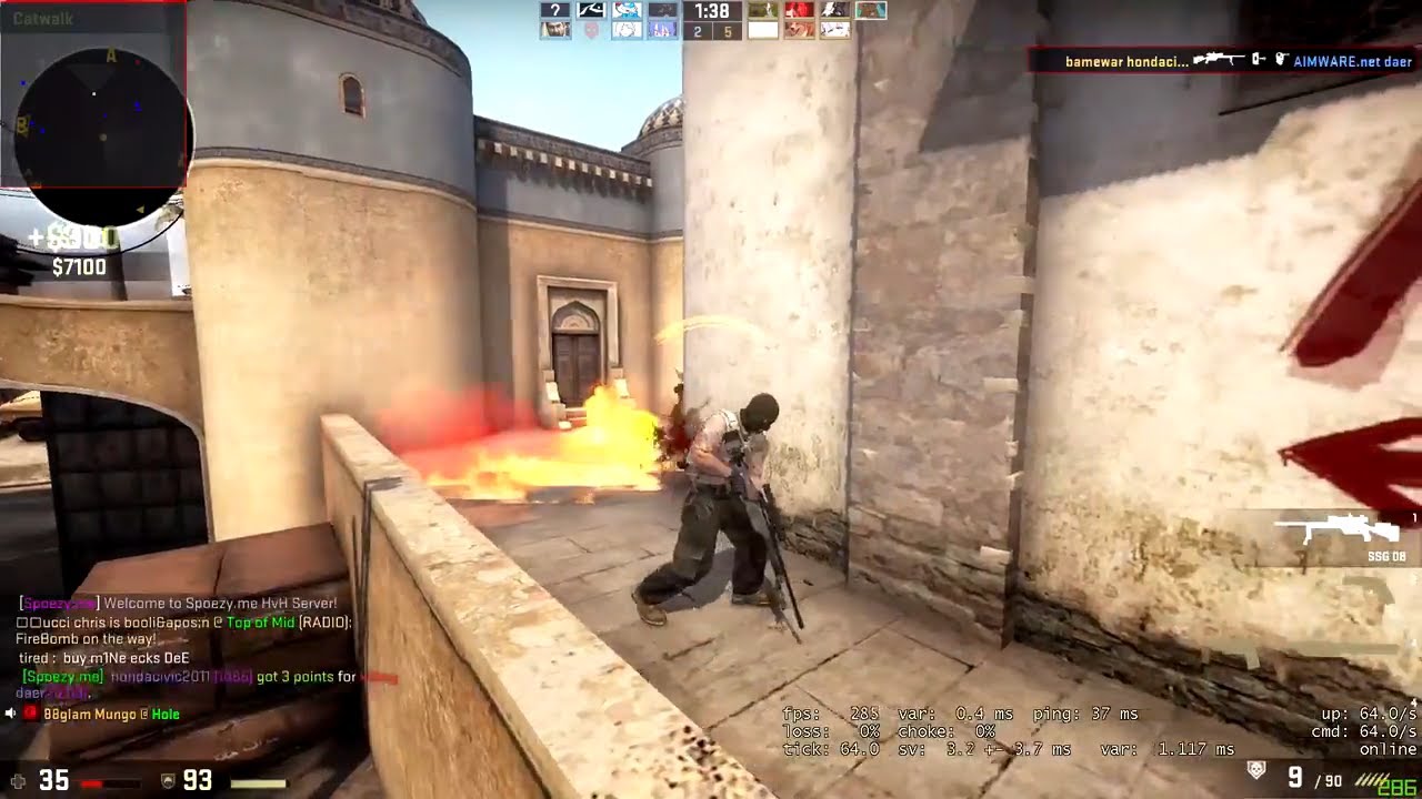 Tapping Skeet Externally With Bameware.club - YouTube