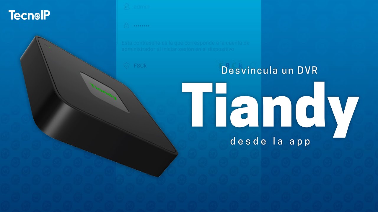Cómo Desvincular un DVR Tiandy de la App - YouTube