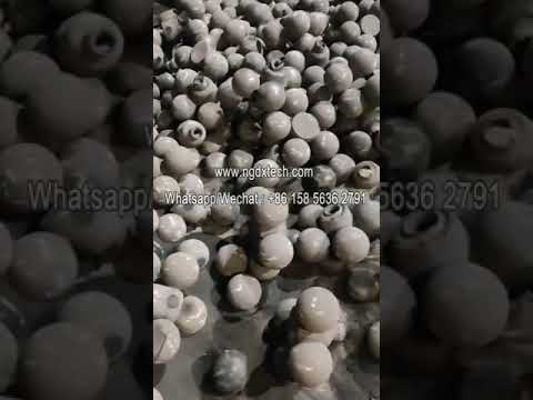Full Automatic Grinding Ball Production Line - YouTube
