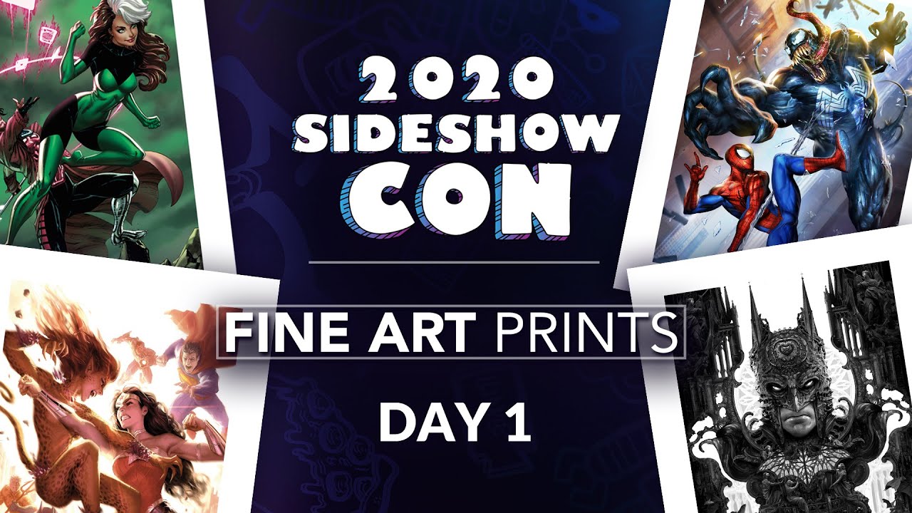 Fine Art Prints Display - Day 1 | Sideshow Con 2020 - YouTube