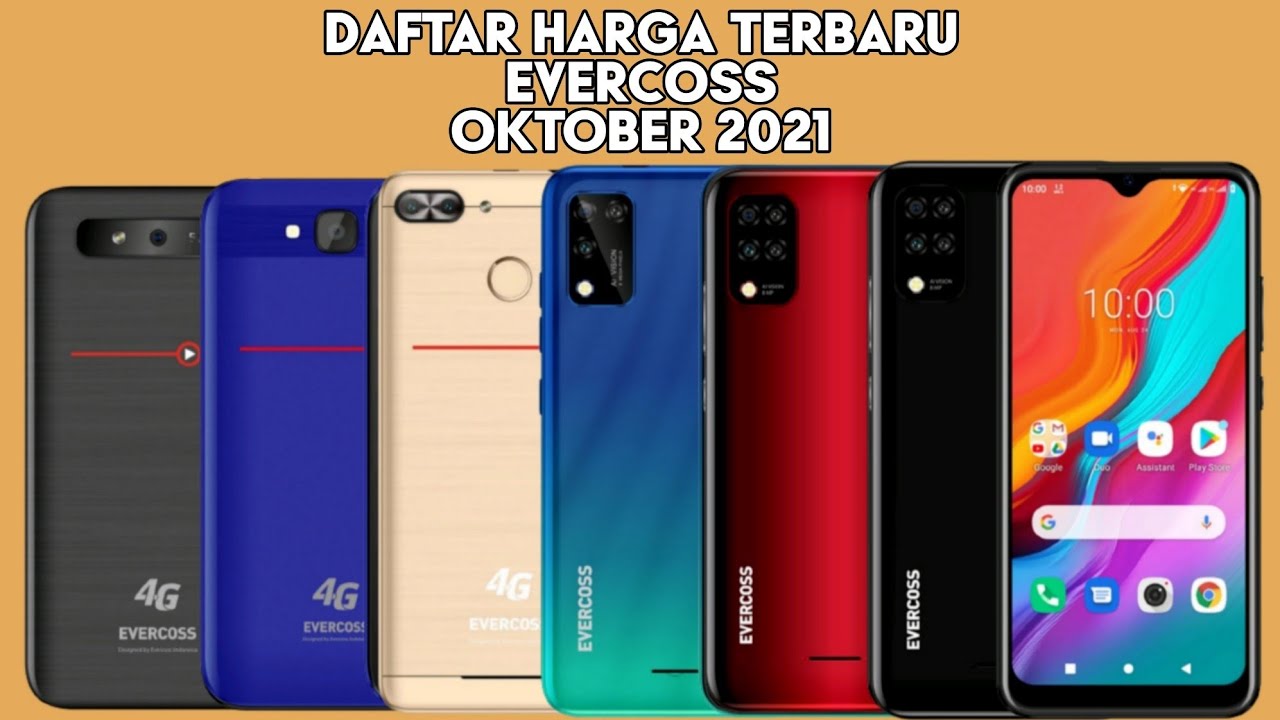 HARGA EVERCOSS OKTOBER 2021 | HARGA HP EVERCOSS TERBARU 2021 - YouTube