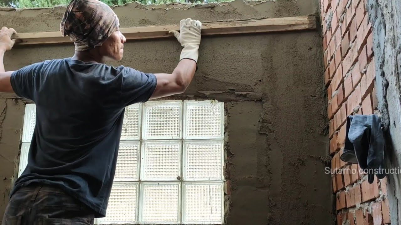 Cara plaster dinding yang lurus untuk di pasang ceramic - YouTube
