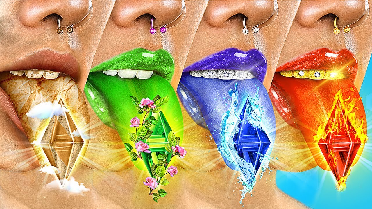 Riche vs Pauvre vs Méga Riche vs Normal / Les Quatre Eléments dans la ...