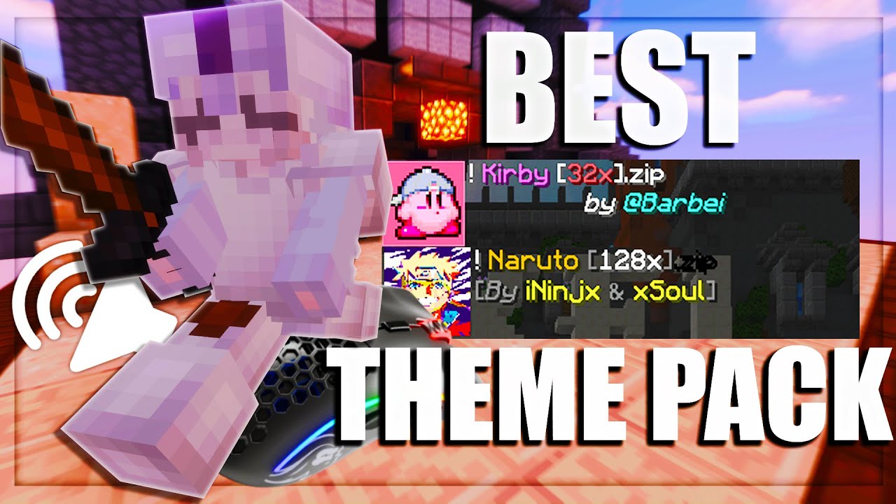 The BEST Theme Texture Pack for Minecraft 1.8.9 - Bedwars ASMR - YouTube