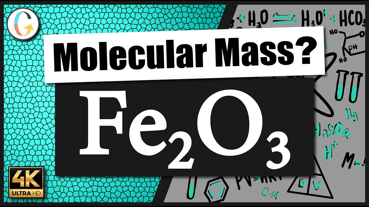 How To Find The Molecular Mass Of Fe2O3 Iron III Oxide YouTube How To Find The Molecular Mass Of Fe2O3 Iron III Oxide YouTube