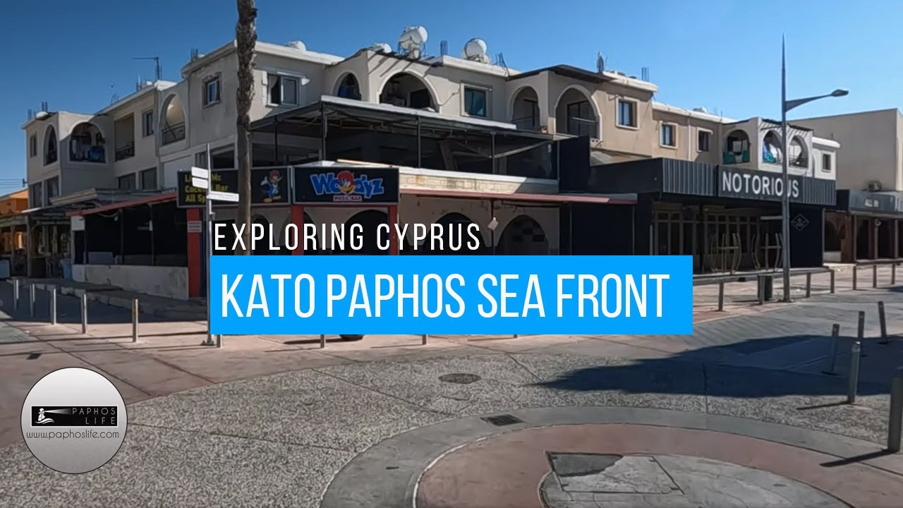 Kato Paphos Seafront and Bar Street - November 2021 - YouTube