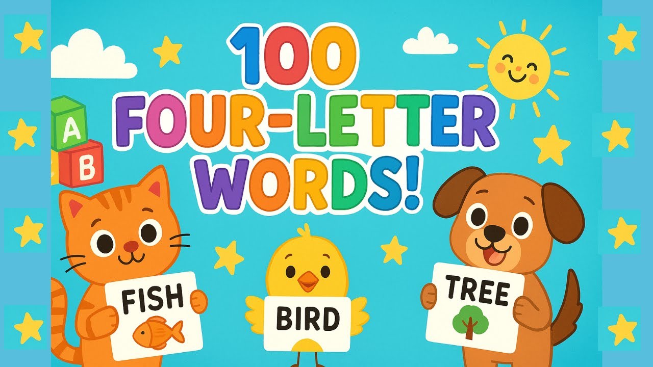 Learn to Read 100 Four Letter Words with Simple Sentences, Four letters ...