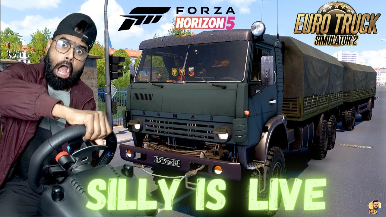 SILLY IS LIVE || EURO TRUCK SIMULATOR 2||LOGITECH G29 - YouTube