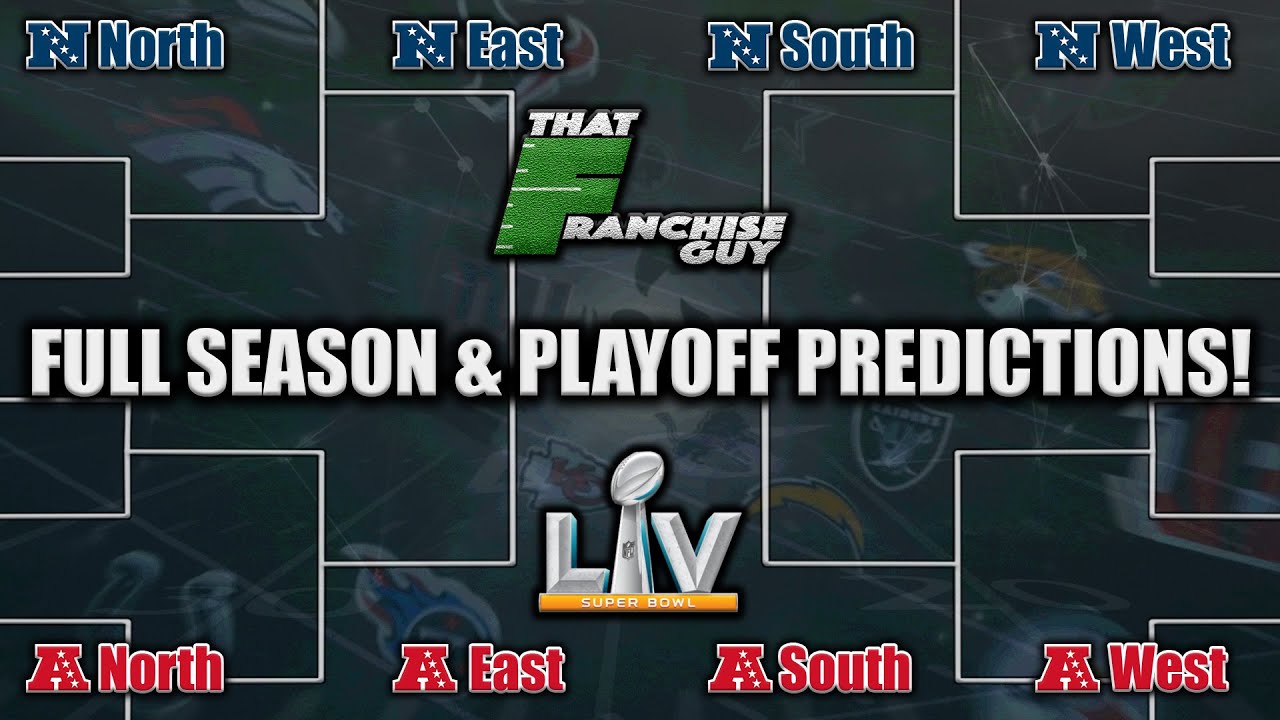 FULL 2020 NFL PREDICTIONS SHOW! | Record For Each Team & Complete ...