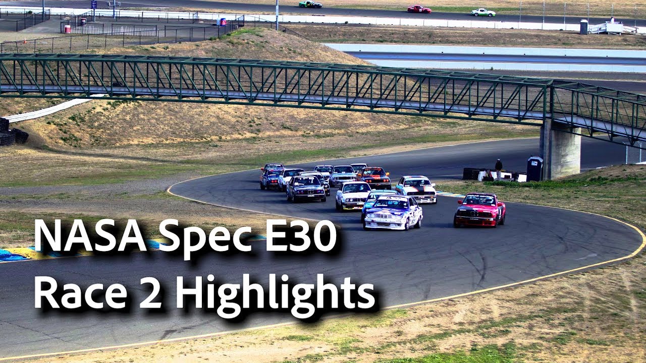 NASA Spec E30 Highlights Race #2 Sonoma - YouTube