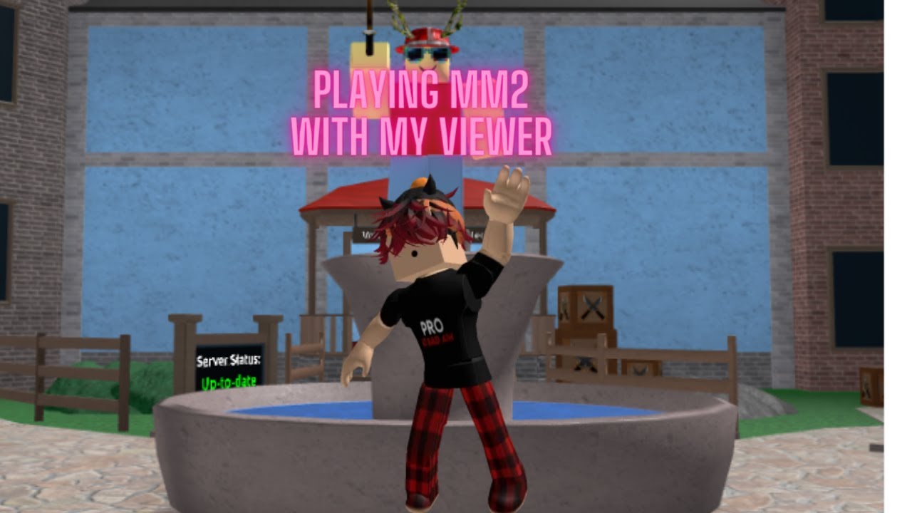 playing mm2 with my viewers!!! username:khukul12 - YouTube