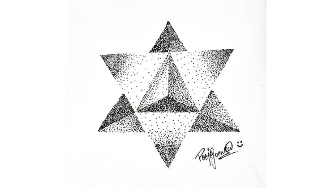 How to draw using dots || Stippling drawing using black micron pen ...