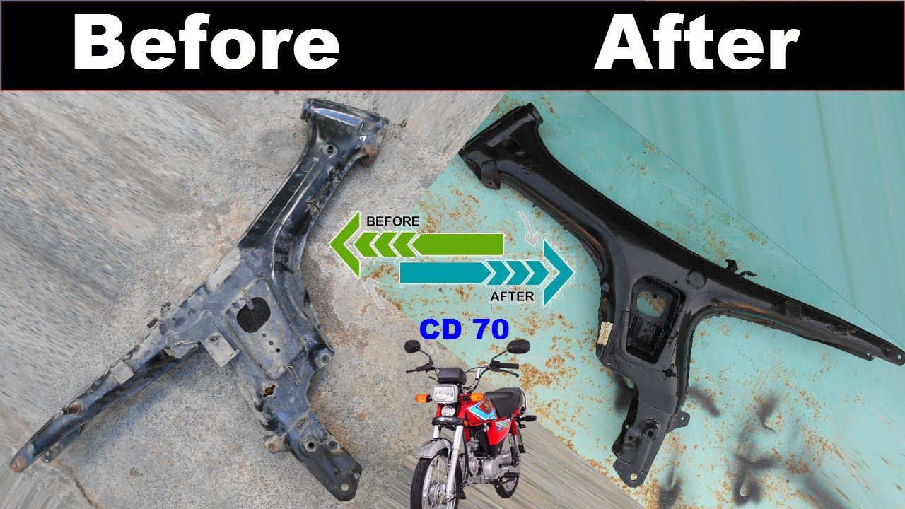 Bike Chases | CD 70 Frame | Frame Modification | Frame Motorcycle |CD ...