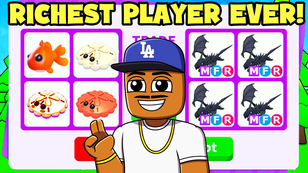 TRADING NEW SAND DOLLAR + MEETING RICHEST PERSON IN ADOPT ME! - YouTube