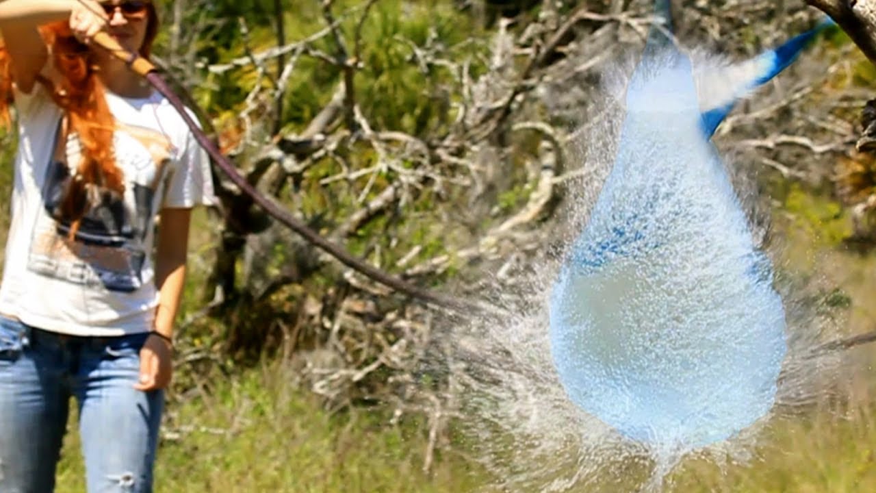 Slow Motion Water Balloon Explosion! (May 16, 2013) - YouTube