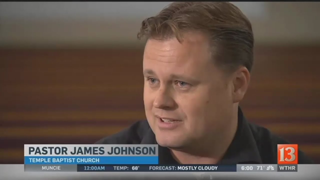 Muncie Pastor, James C. Johnson supports Kim Davis WTHR interview - YouTube