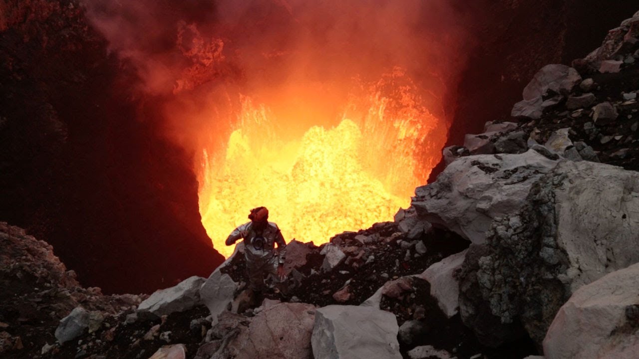 Explorers Camp At Edge Of Volcano - YouTube
