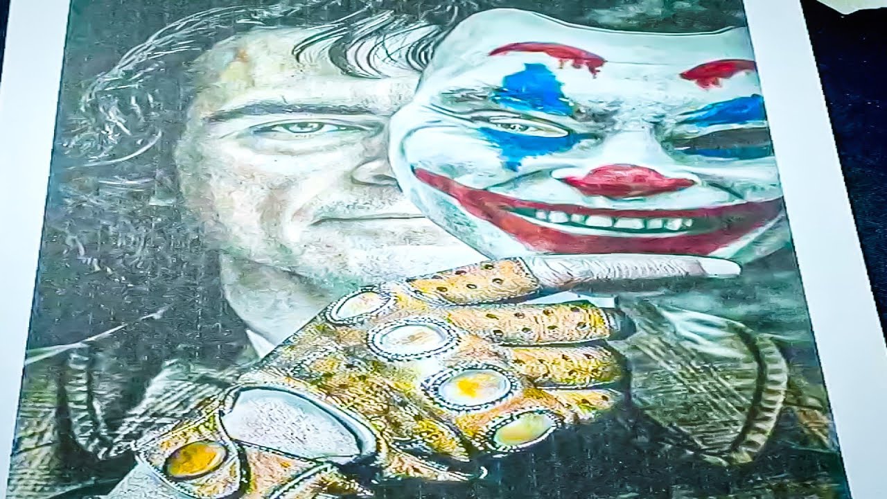 Unveiling the Emotions Behind the Mask | Coloring Poster of the Joker's ...