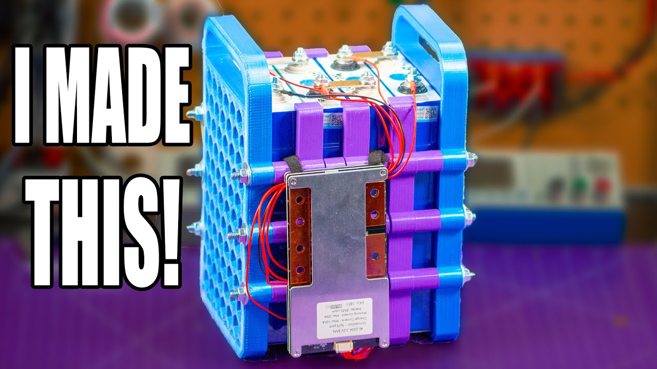 I Built A LiFePo4 Battery Pack! | 4s LiFePo4 DIY Battery Pack - YouTube