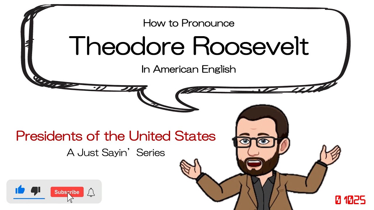 Theodore Roosevelt President | How to Say In American English | Just ...