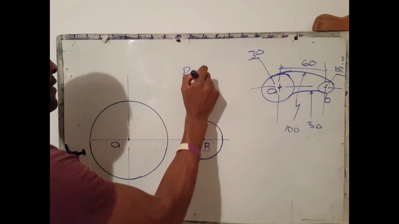 How to blend an internal / external arcs or circle to two circles ...