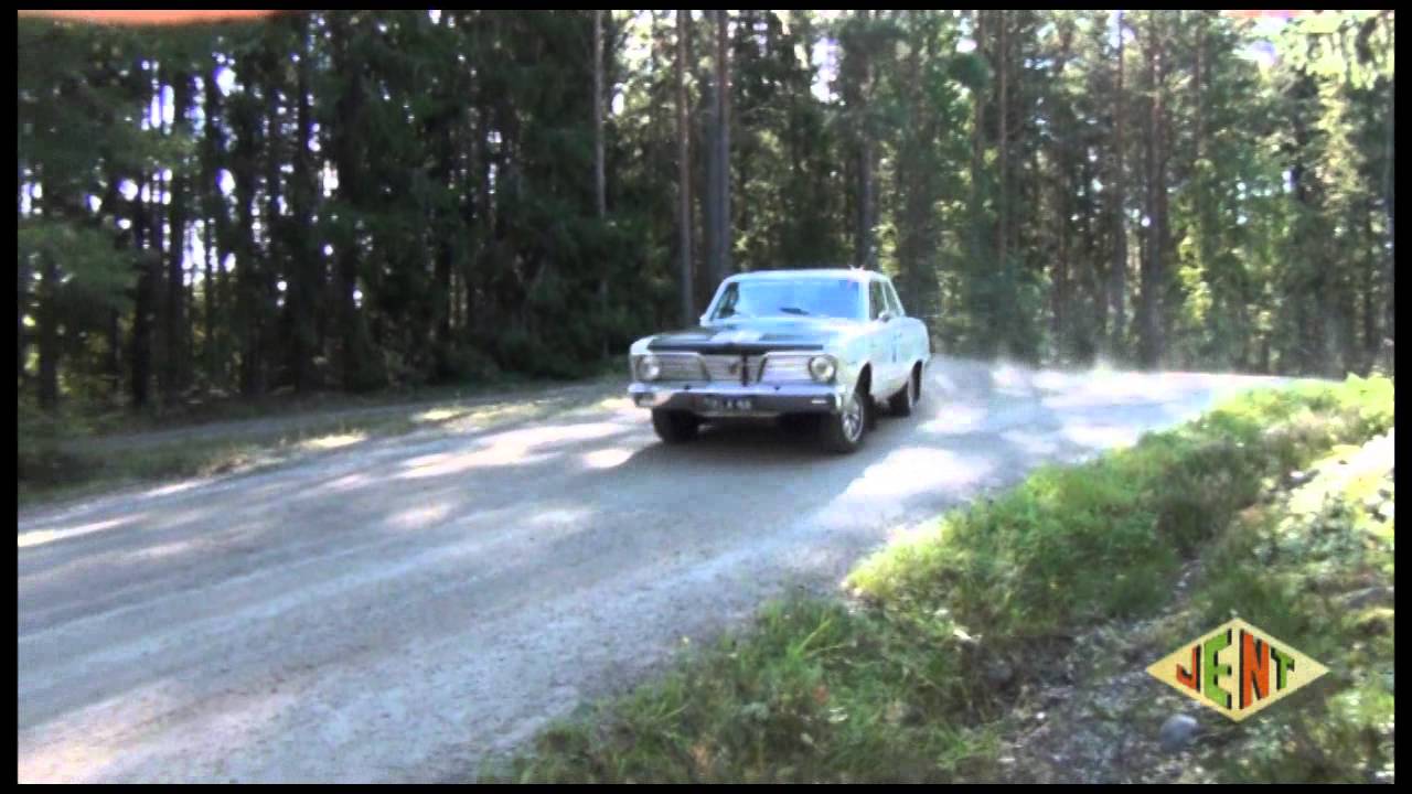 Plymouth Valiant rally action in Finland - YouTube