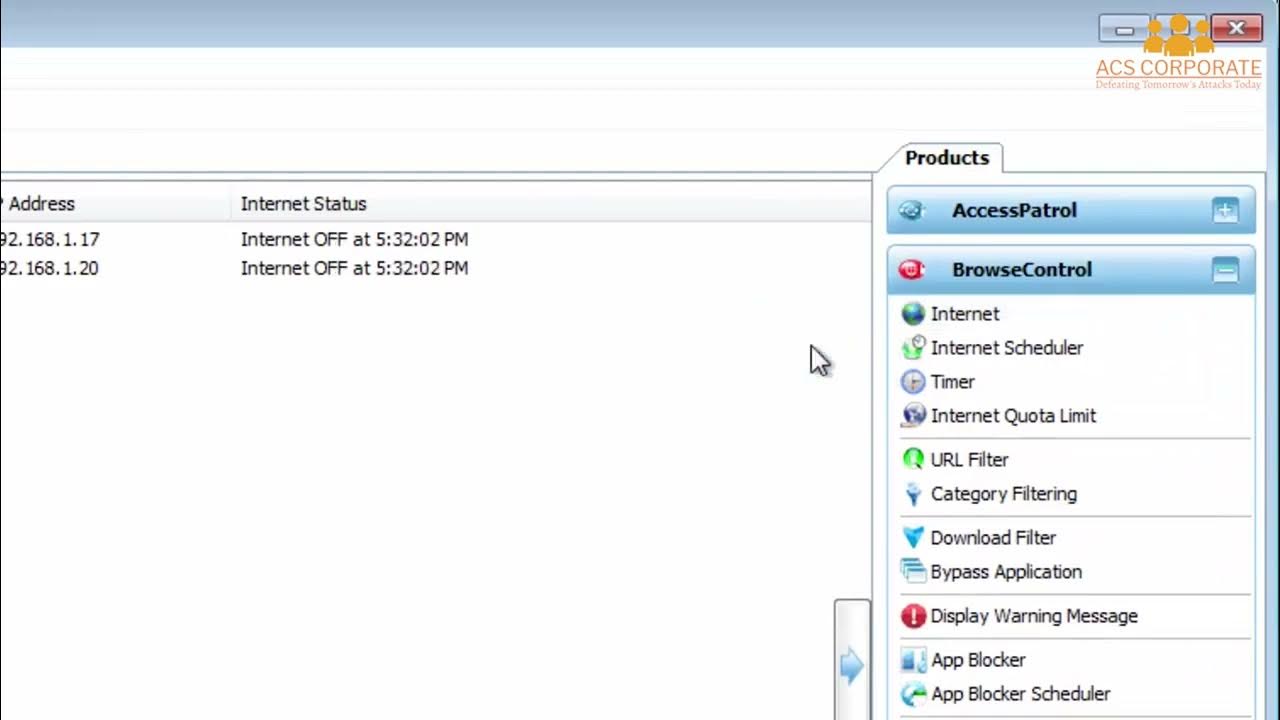 How to Block Employee Internet Access with BrowseControl Web Filtering Software - YouTube
