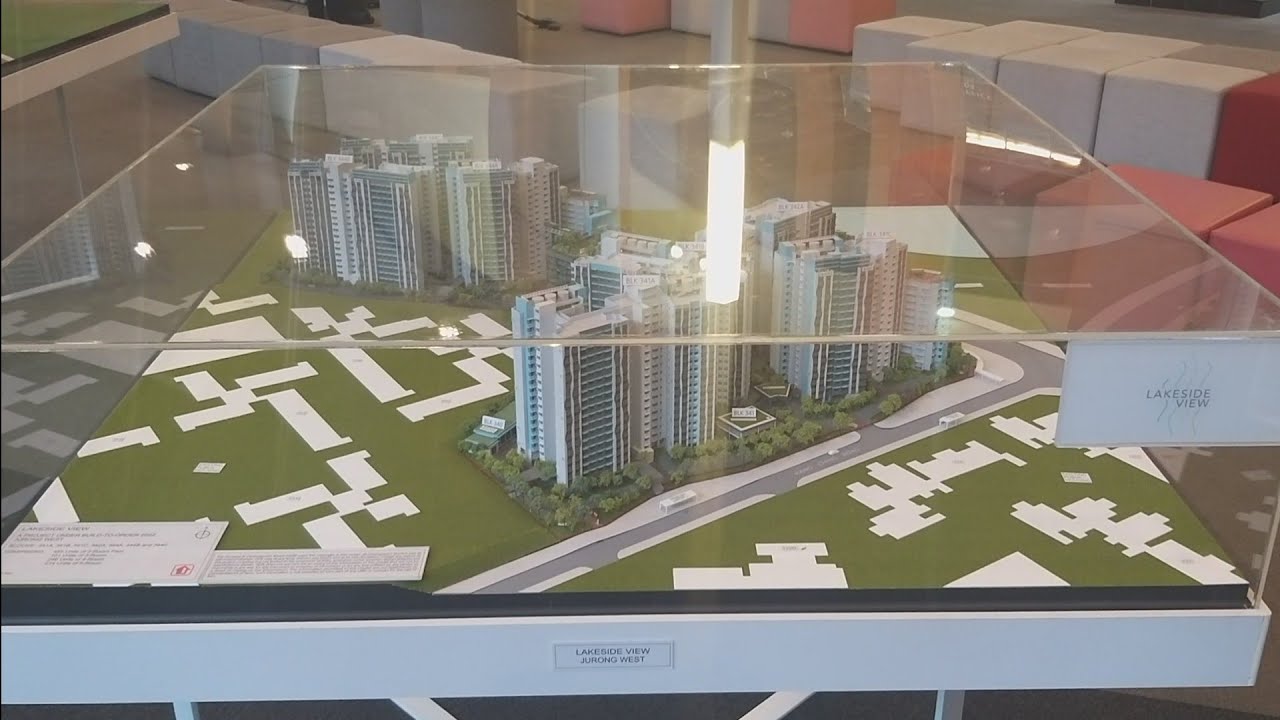 Lakeside View Jurong West May 2022 BTO 3D Model - YouTube
