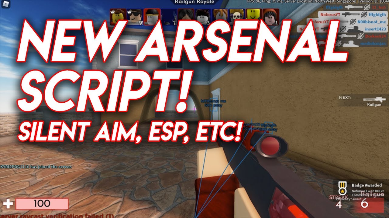 NEW ARSENAL SCRIPT | SILENT AIM, ESP, ETC! | ROBLOX EXPLOIT - YouTube