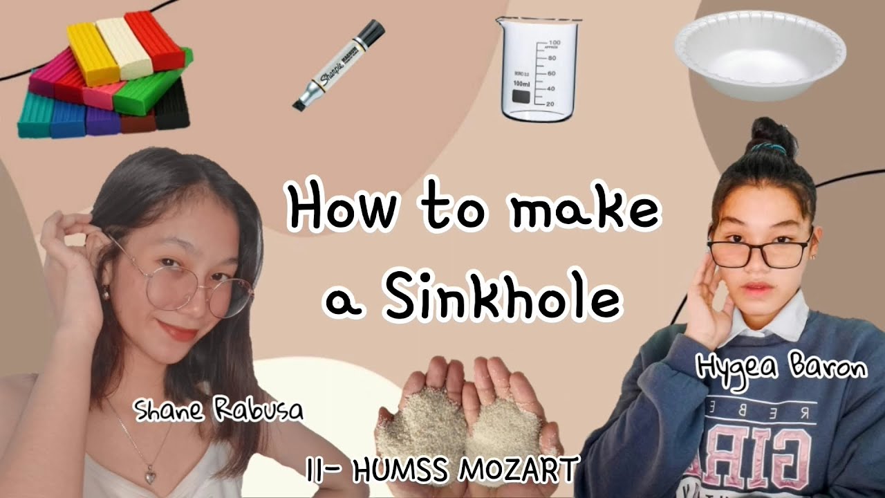 How to make a Sinkhole Model - YouTube
