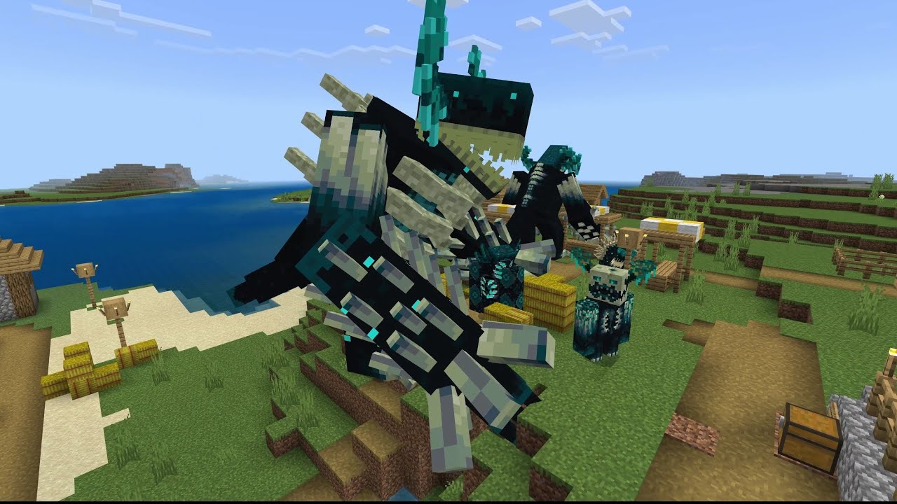 Warden plus Addons PE minecraft mod #minecraftpe #warden - YouTube