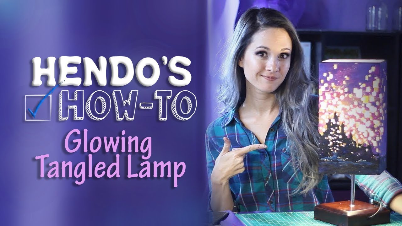 Hendo's How-To: DIY Tangled Lamp - YouTube