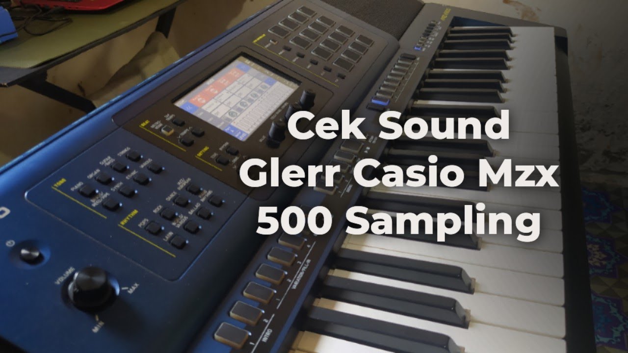 Nemen - Cek Sound Glerr Casio Mzx 500 - YouTube