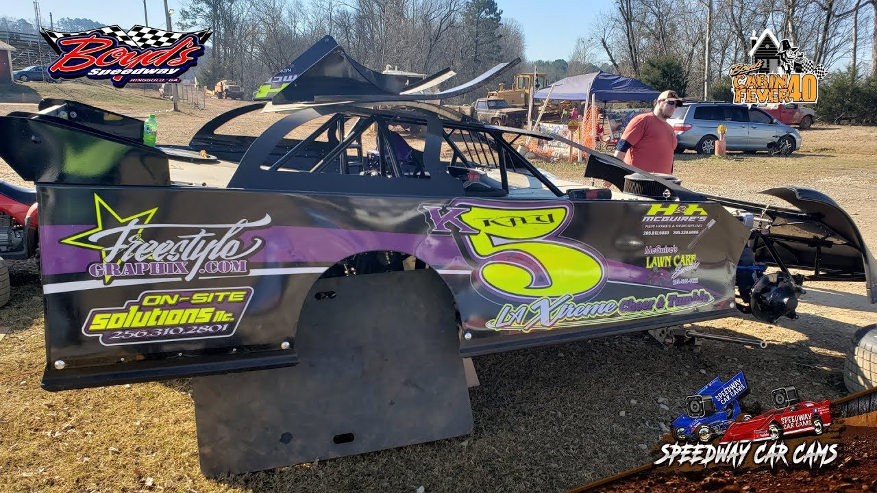 #K5 David Kay - 604 Crate - Cabin Fever - 2-2-19 Boyd's Speedway - In ...