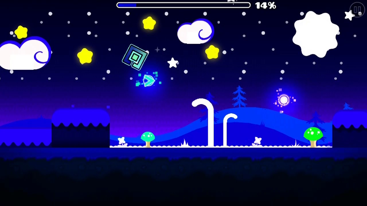 Geometry Dash Landscape by logon - YouTube