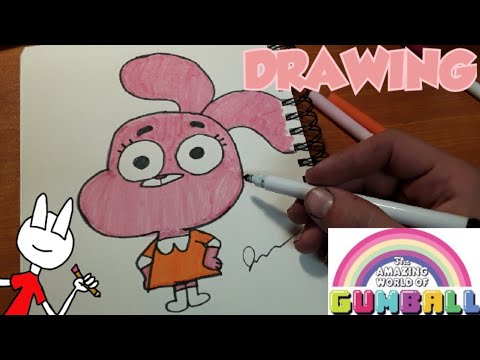 DRAWING: Anais (The Amazing World Of Gumball) | Jir Drawings - YouTube