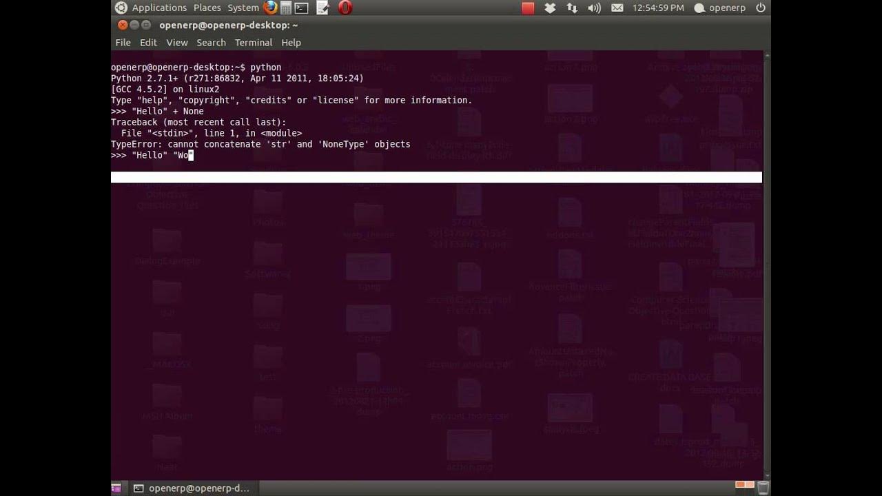 The issue to concatenate NoneType with string object - YouTube