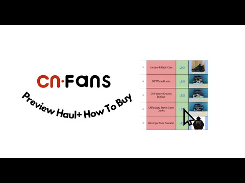 HOW TO BUY TUTORIAL FROM CNFANS + HAUL PREVIEW! | Pandabuy Alternative ...