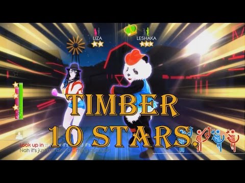 Just Dance 2014 - Timber - 10 Stars Gameplay , PS4 Camera.