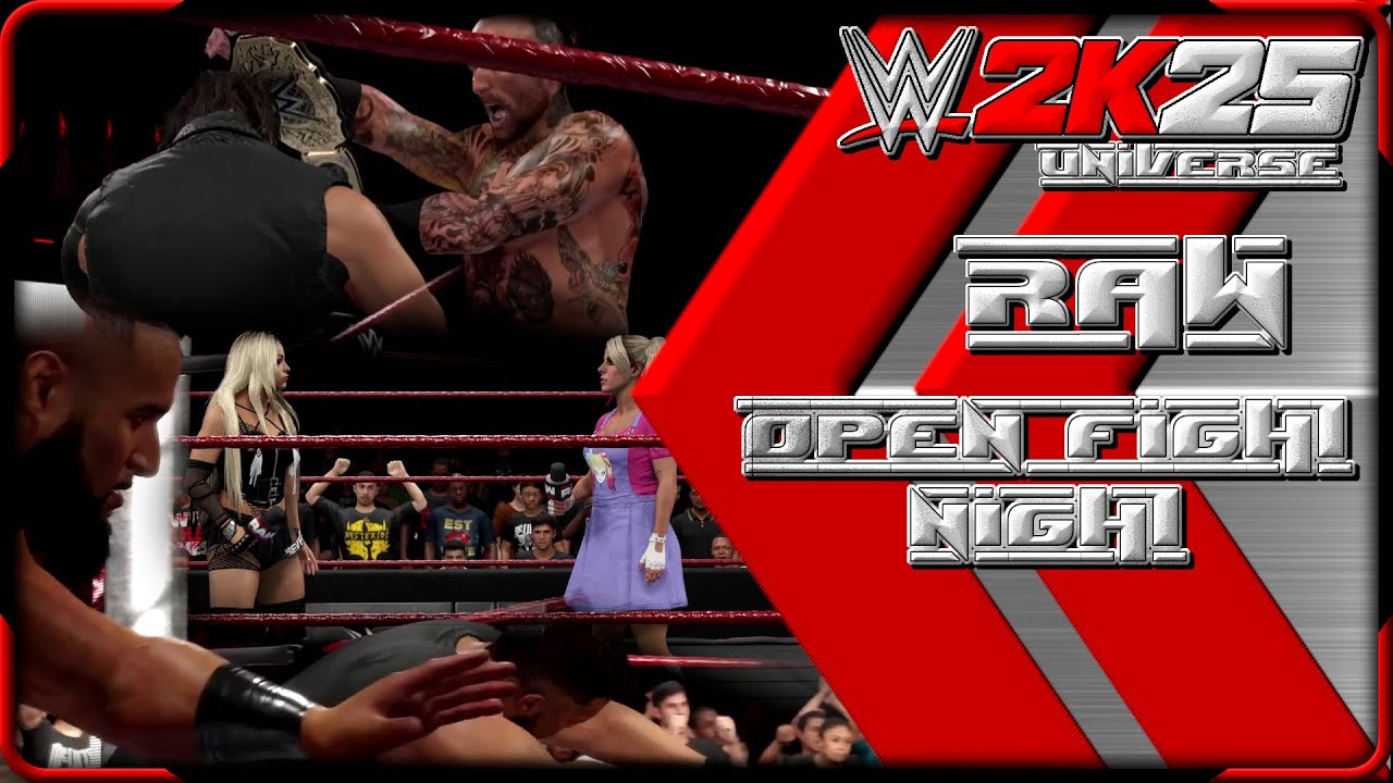 Open Fight Night WWE 2K25 Universe I Episode Eleven - YouTube