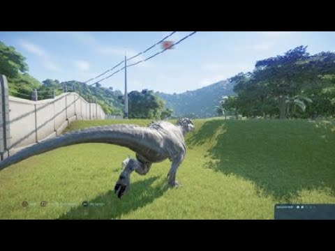 Jurassic World Evolution I rex eats a goat - YouTube