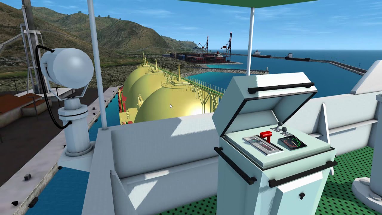 LNG Carrier Timelapse - Vessel Simulator VSF - YouTube
