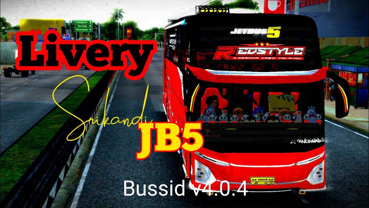 LIVERY SRIKANDI JB5 | Bus Simulator Indonesia - YouTube