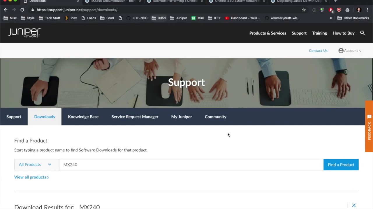Junos MX router ISSU walkthrough and validation - YouTube