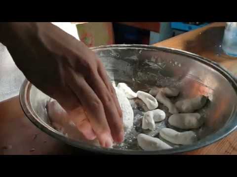 Nguji ngaga kuih Urum/Dinuh/ kuih caterpillar. kuih tradisional org ulu ...