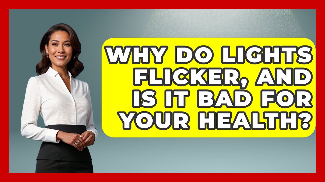 Why Do Lights Flicker, And Is It Bad For Your Health? - The Health Brief - YouTube